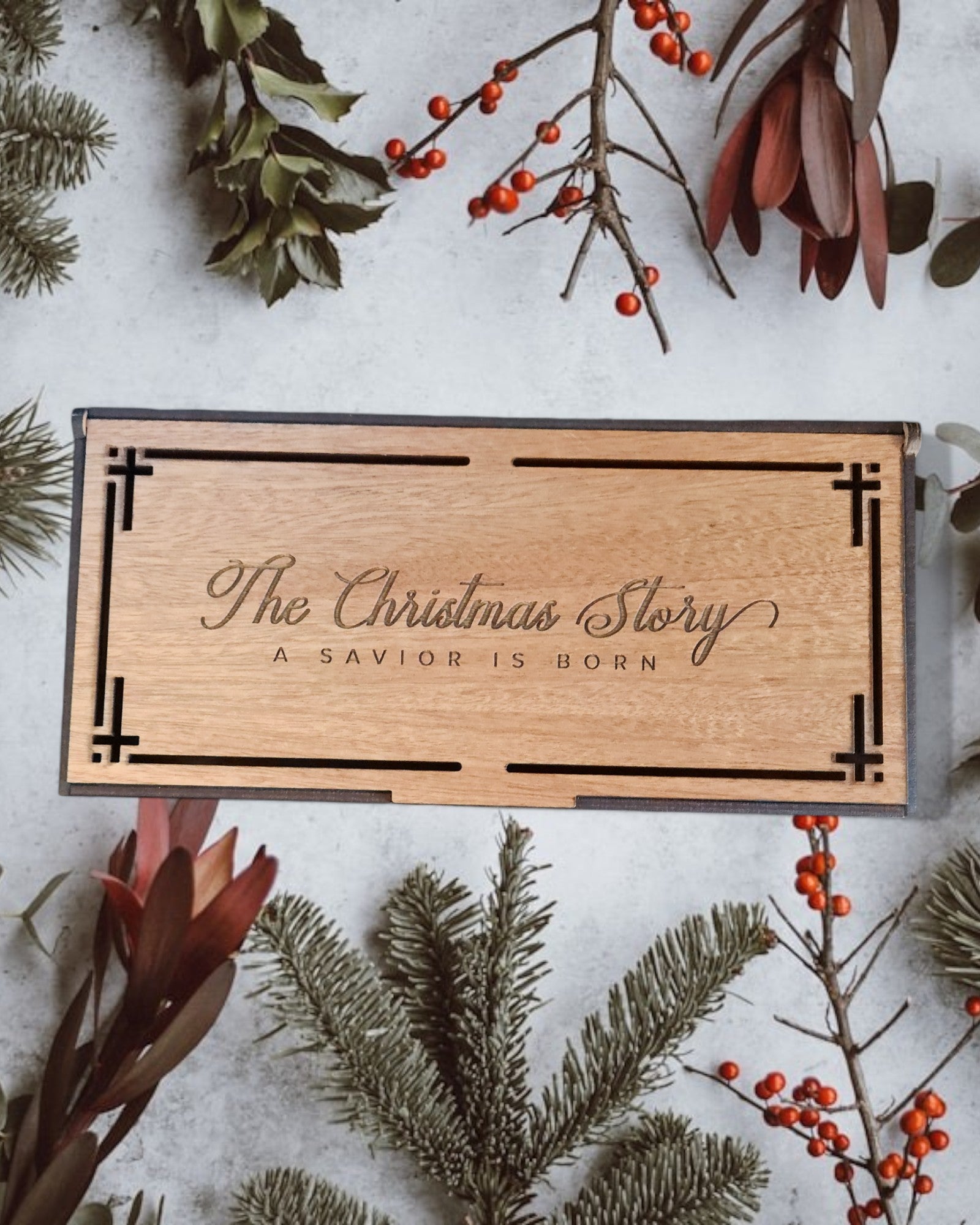 9. Christmas Story Ornament Box – 2 Dudes Designs