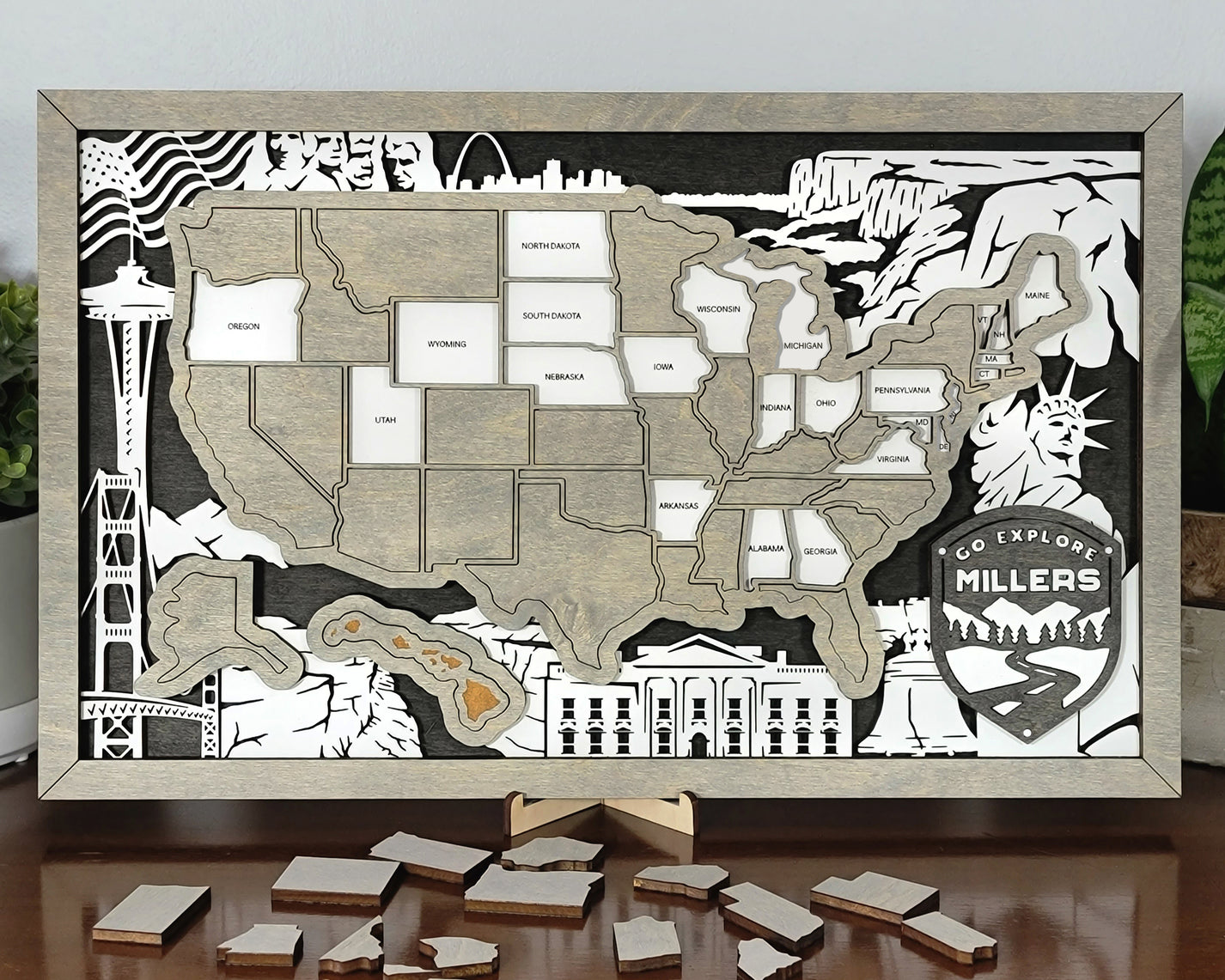 Travel Tracking Map – 2 Dudes Designs