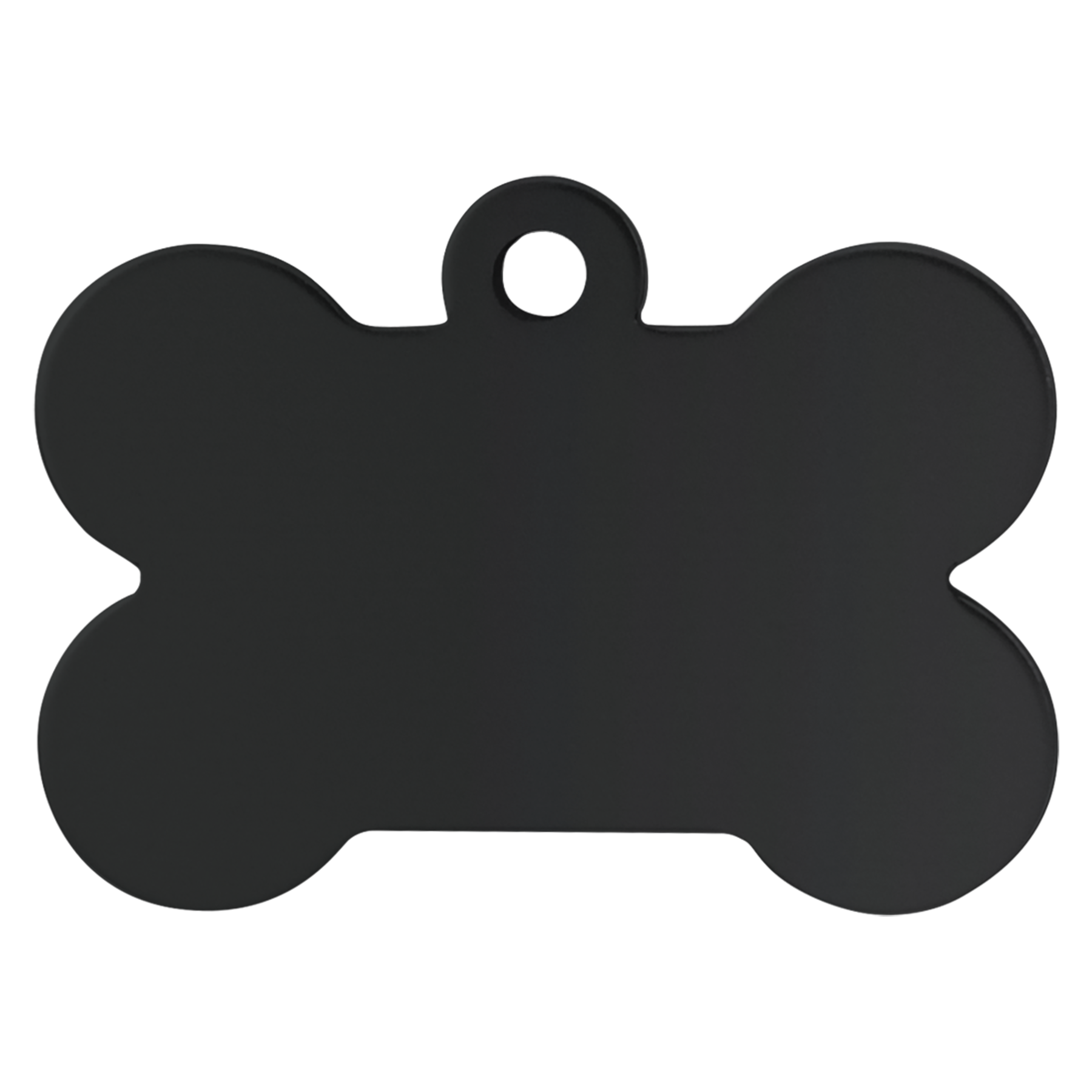 Laserable Anodized Aluminum Bone Pet Tag 1 1/4" 3/4" – 2 Dudes Designs