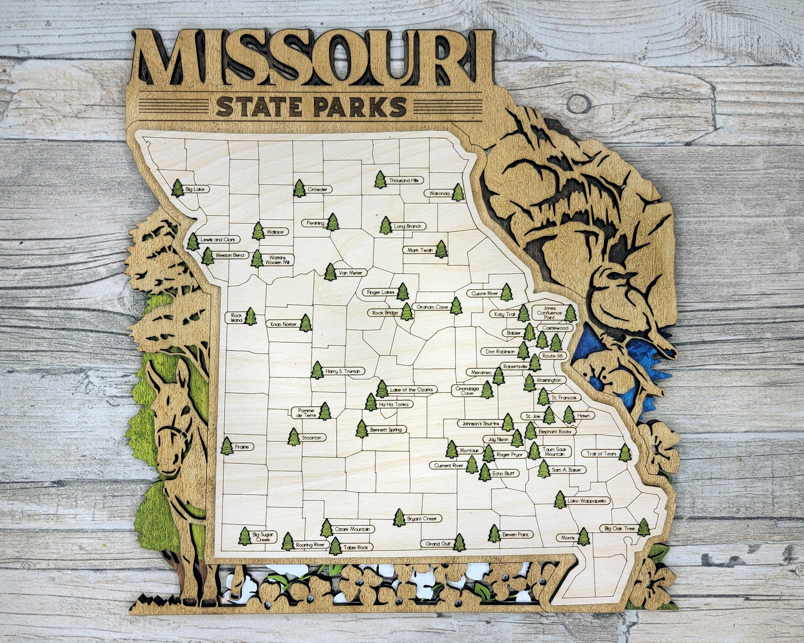 Missouri State Park Map – 2 Dudes Designs