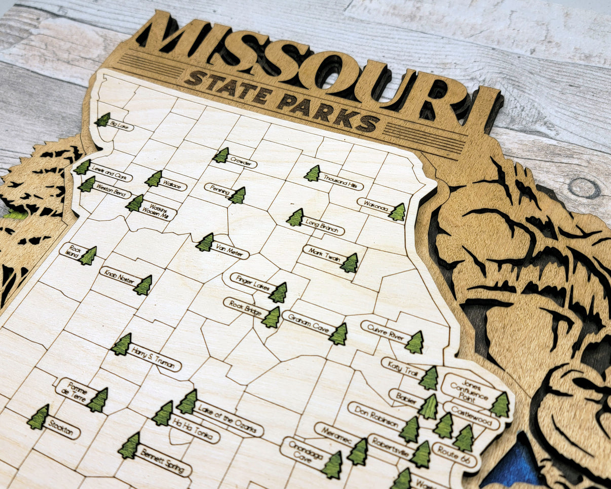 Missouri State Park Map – 2 Dudes Designs